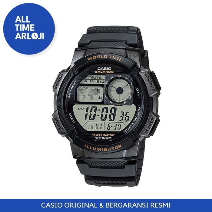 Jual Casio General Ae-1000W-1Avdf/Ae1000W-1Av Original & Garansi Resmi | Shopee Indonesia