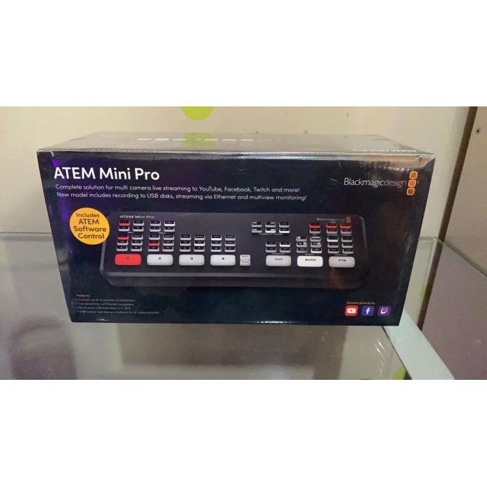Jual Blackmagic Design Atem Mini Pro Hdmi Live Stream Switcher | Shopee ...