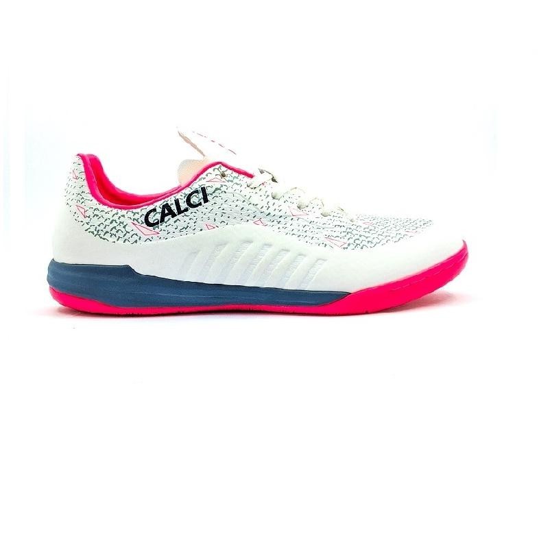 Jual SD83 Calci Sepatu Futsal Basilisk ID - White/Fuchia Viral | Shopee Indonesia