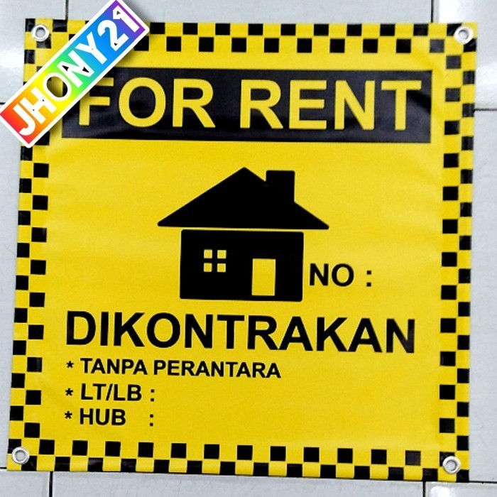 Jual Spanduk Banner Iklan Property (Kontrakan) | Shopee Indonesia