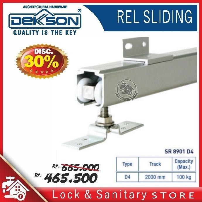Jual HARGA DISC - Rel Sliding Dekson Dekkson SR 8901 D4 Rel Track ...