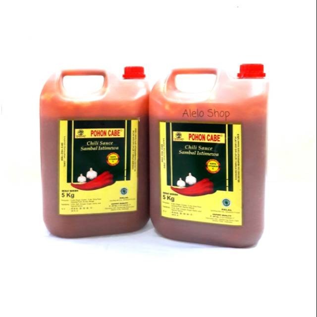 Jual Sambal saos Pohon Cabe saus 5 kg | Shopee Indonesia