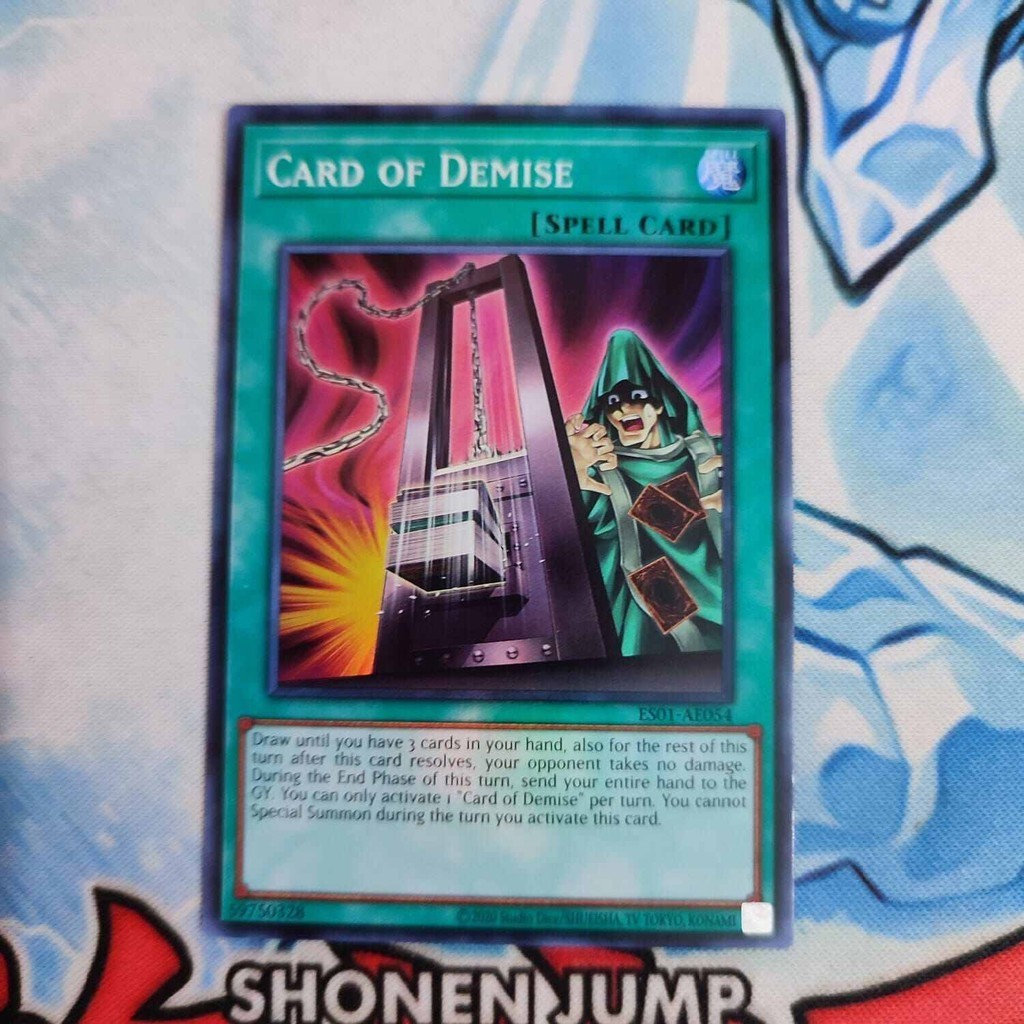 Jual yugioh AE card of demise ES01-AE054 SR original | Shopee Indonesia