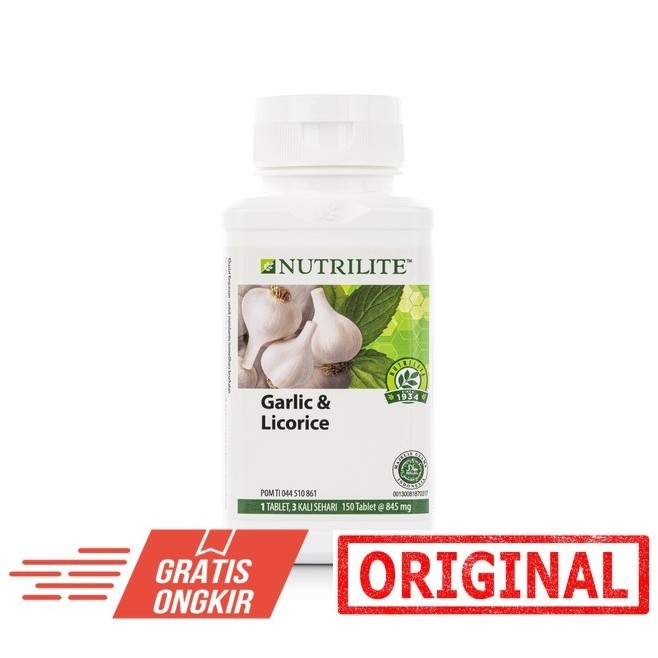 Jual Nutrilite Garlic & Licorice 150 tablet - Original 100% | Shopee ...
