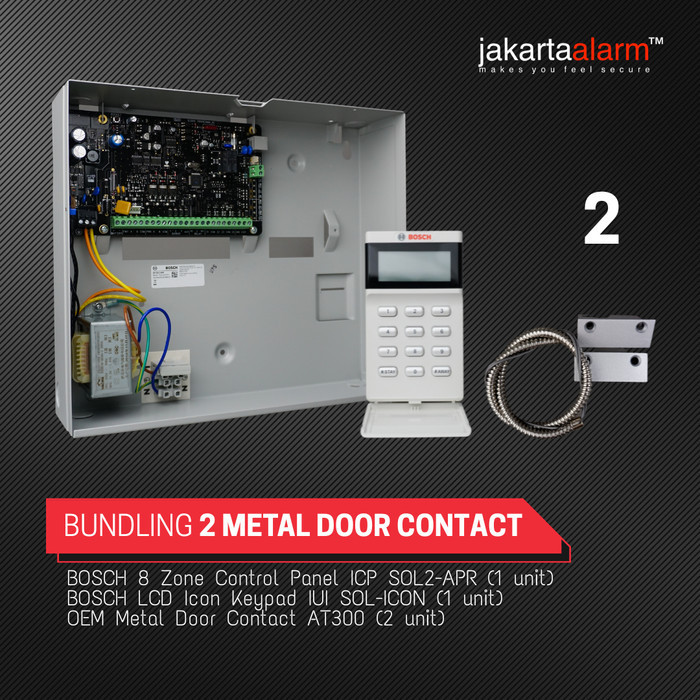 Jual Limited Control Panel Keypad Alarm Bosch Bundling Door Contact ...