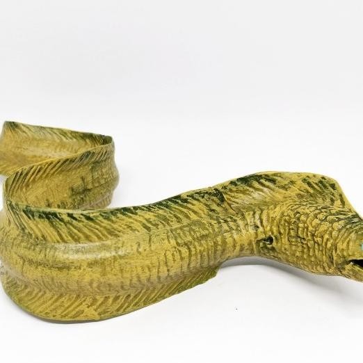 Jual Big Moray Eel Animal Figure / Niatur Belut Moray Hijau | Shopee ...