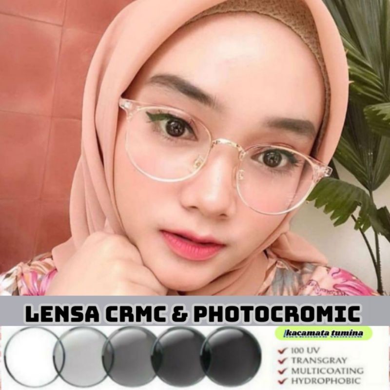 Jual Kacamata wanita Lensa antiradiasi (Paket Lensa CRMC & Lensa ...