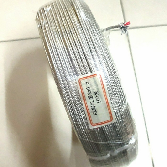 Jual NEW SERIES KABEL THERMOCOUPLE UTK TYPE K/CA (2X0.6MM)100METER ...
