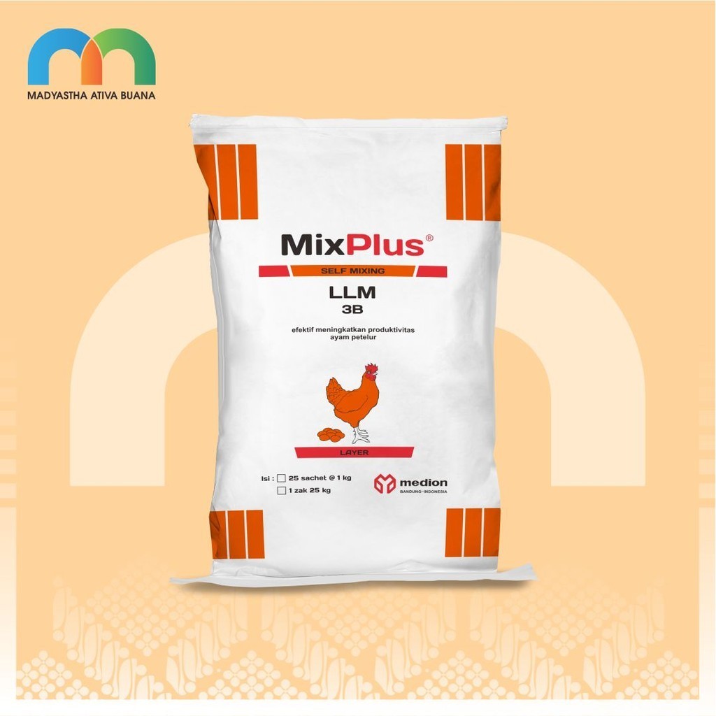 Jual Mix Plus LLM3B 25K Medion Premiks Ayam | Shopee Indonesia