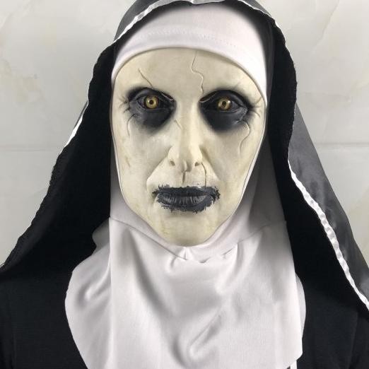 Jual Tol-02 Tog Karet Halloween Hantu Setan Valak Ghost Mask | Shopee ...