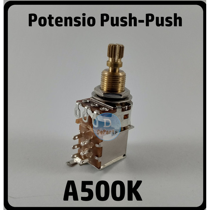 Jual Potensio Pushpush / Potentiometer Push Push A500k oem bukan wd ...
