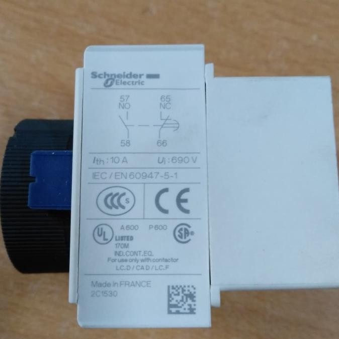 Jual [ Bv ] Off Delay Timer Ladr2 Schneider Original Kontak Tunda Mati ...