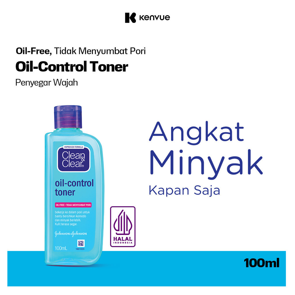 Jual Clean & Clear Oil Control Toner Perawatan Pembersih Penyegar Wajah ...