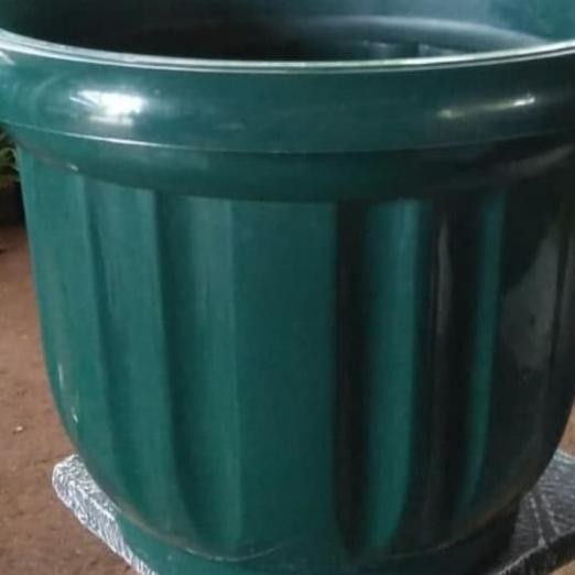 Jual Pot Eboni /Pot Plastik Tanaman Besar/Hijau | Shopee Indonesia