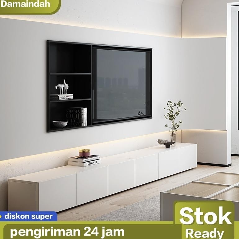 Jual Meja TV 240CM / Meja TV Gantung / IKEA BEST Identik / Kabinet TV ...