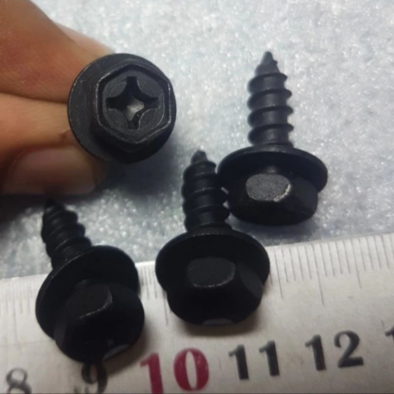 Jual Baut Sekrup Ulir Mud Guard Baut Skrup Karpet Lumpur Kepala Obeng ...