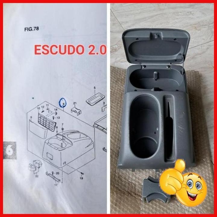 Jual [GDW] CONSOLE BOX KONSUL BOX SUZUKI ESCUDO 2.0 | Shopee Indonesia