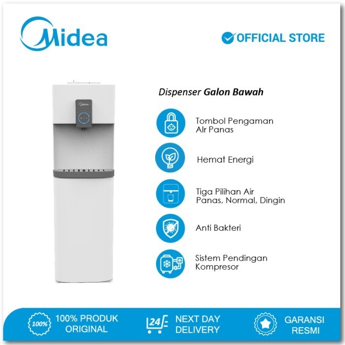 Jual Midea Water Dispenser - YL2036S - Food Grade Material and Unique ...
