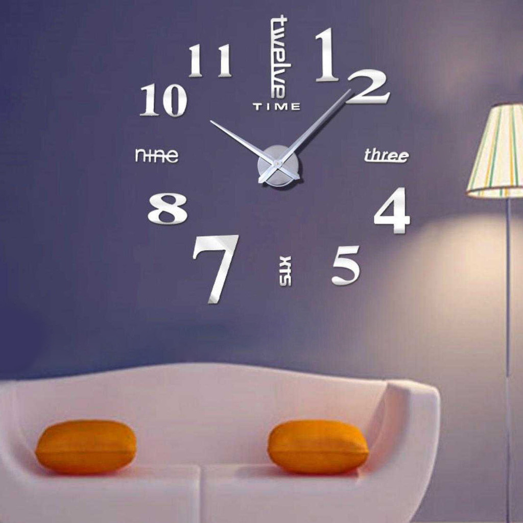 Jual TaffHOME Jam Dinding Besar DIY 90-100cm - DIY -101/ Jam Dinding ...