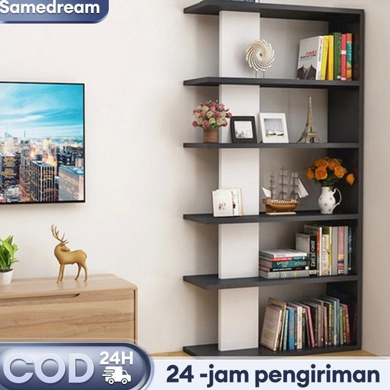 Jual Rak Buku Rak Buku Minimalis Rak Buku Dinding Rak Sudut Ruang Tamu ...