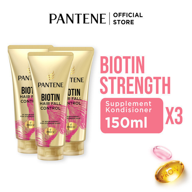 Jual Pantene Kondisioner Anti Rontok Miracles Biotin Strength Perawatan ...