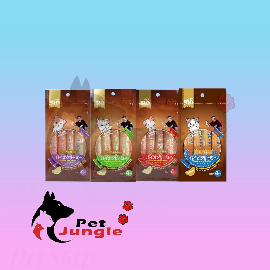 Jual Snack Kucing Bio Creamy Treat Adult Kitten Seperti Meo Creamy ...