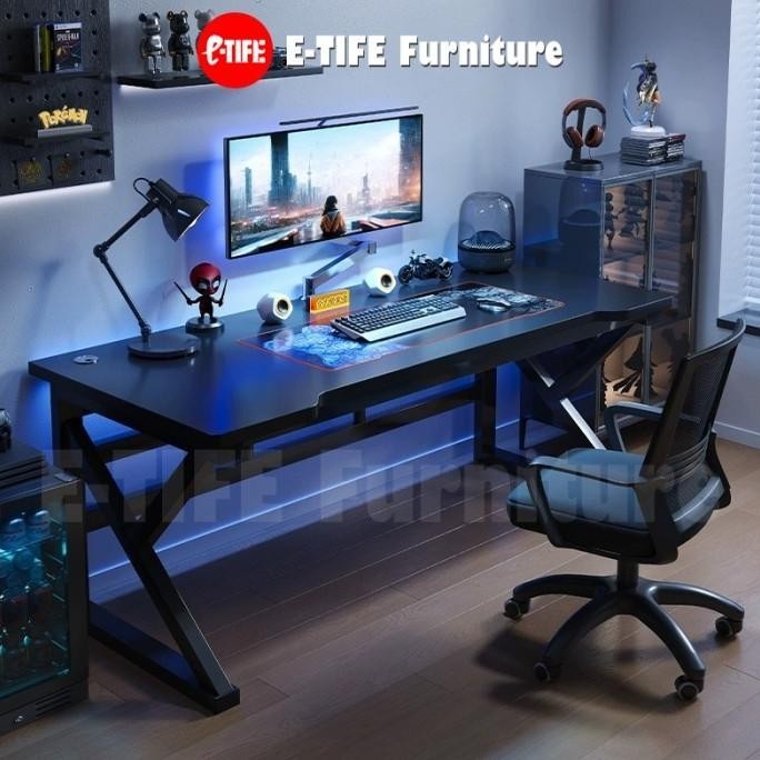 Jual E-TIFE Meja Komputer / Meja Gaming/160cm Meja Komputer/Meja kantor ...