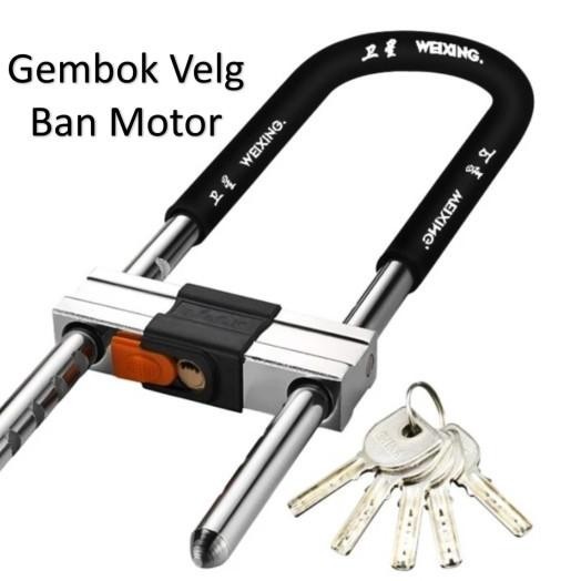 Jual Gembok Ve Ban Motor Dan Sepeda Kunci Gaman Motor Anti Maling ...