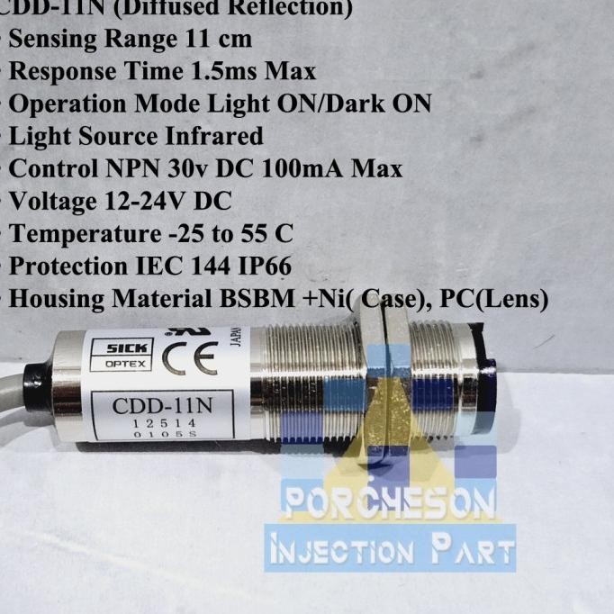 Jual Sick Optex Photosensor Cdd-11N ( 11Cm ) Photosensor Cdd11N ...