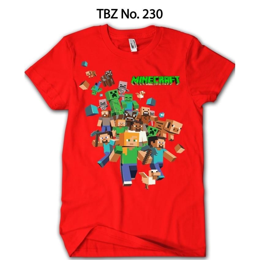 Jual Baju Minecraft Sqd Anak Premium Kaos Anak S002 | Shopee Indonesia