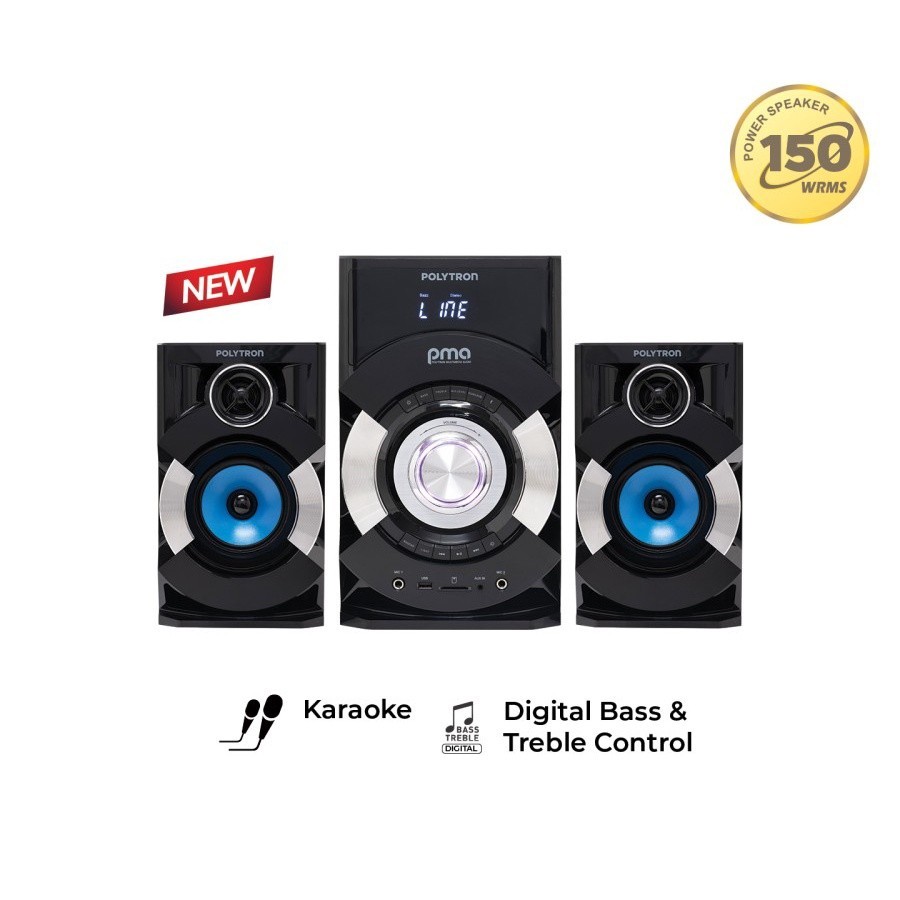 Jual POLYTRON SPEAKER AUDIO PMA 9507 PMA9507 SUPER BASS BLUETOOTH FM RADIO | Shopee Indonesia