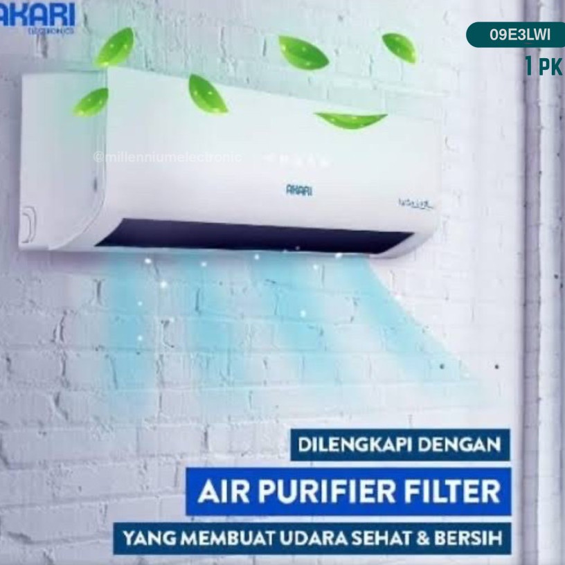 Jual AC AKARI LOW WATT 1PK R32 A-09E3LWI 1 pk | Shopee Indonesia