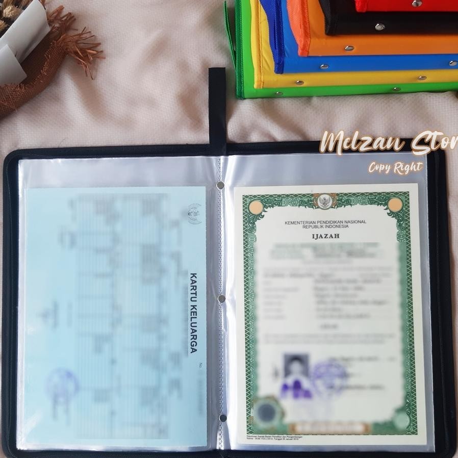 Jual Map Dokumen Anti Air Resleting Isi 40 Lembar / Map Ijazah / Map ...