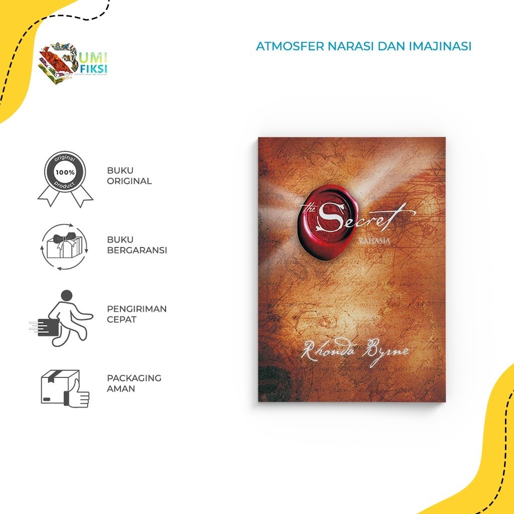 Jual Buku Novel The Secret : Rahasia, The Secret - Rhonda Byrne - Bumi ...