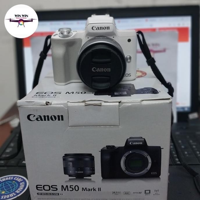 Jual Kamera Camera Canon Mirrorless Eos M50 Mark Ii M50Ii Lensa Kit 15 ...