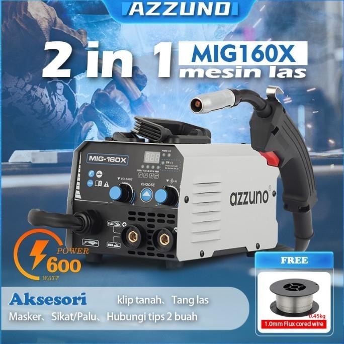 Jual Mesin Las Listrik 600 Watt Trafo Las Mig Tanpa Gas Welding Machine ...