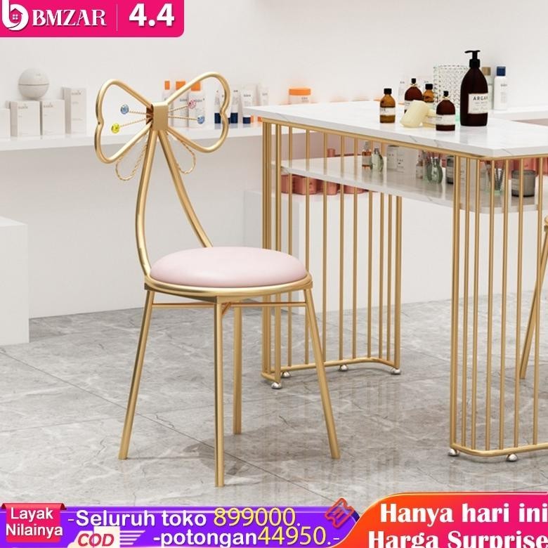 Jual Kursi Rias Aesthetic Kursi Kafe Modern Nordic Kursi Bar Kursi ...