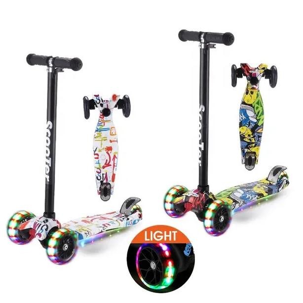 Jual Skuter Scooter Kickboard Roda 3 Nyala / Sekuter Otoped Anak Mainan ...