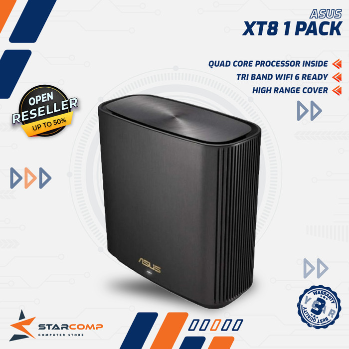 Jual Asus Zenwifi Xt8 Ax6600 Whole Home Tri Band Mesh Wifi 6 System Xt ...