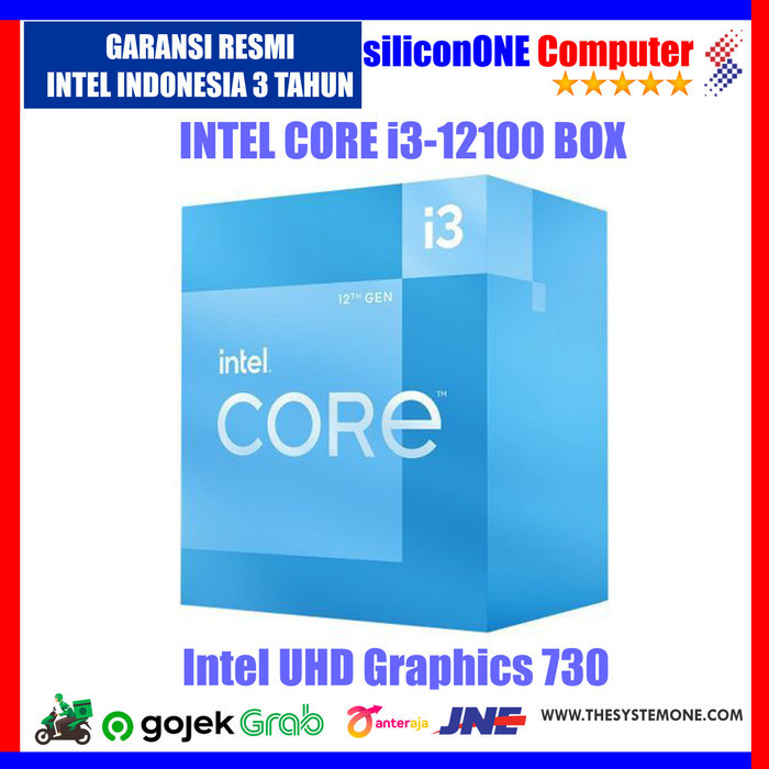 Jual INTEL CORE I3-12100 PROCESSOR BOX ALDER LAKE LGA1700 12TH TERMURAH | Shopee Indonesia