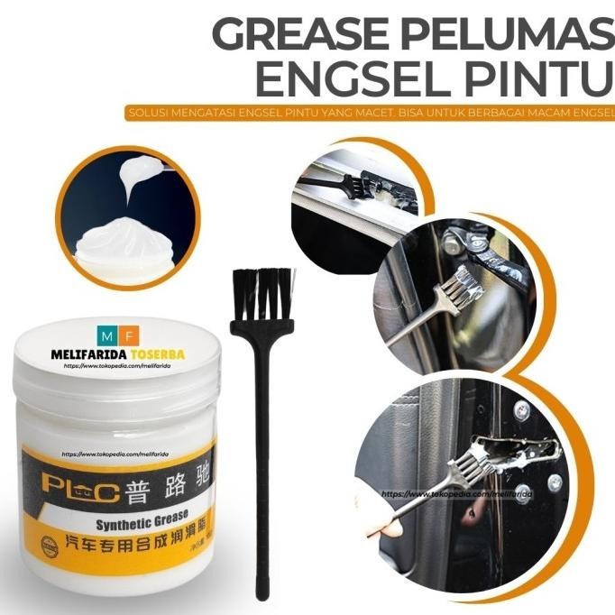 Jual Grease Gemuk Sintetis Warna Putih Untuk Pelumas Engsel Pintu Rel ...