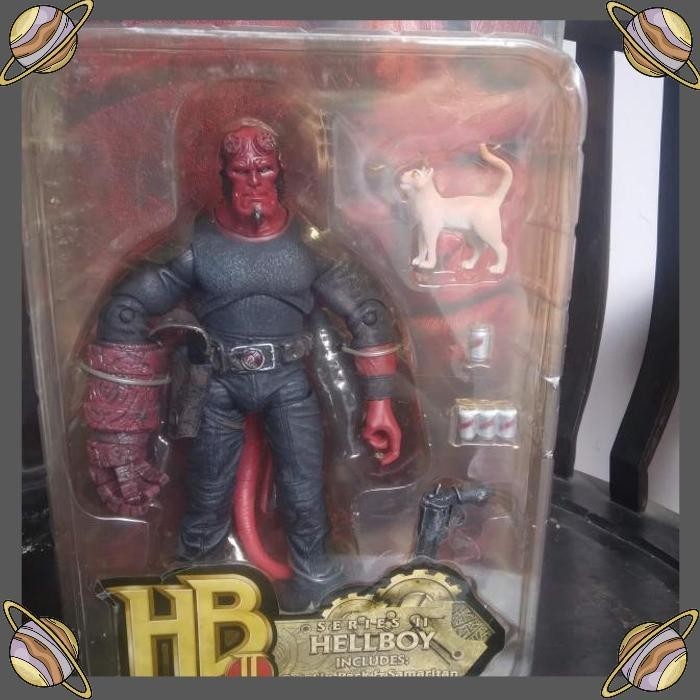 Jual [565] mezco toys hellboy 2 with cat sixpack beer and samaritan gun ...