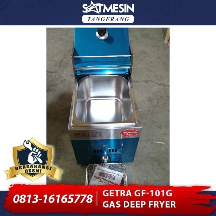Jual Gas Deep Fryer Gf-101G Merk Getra New Model Kapasitas 6 Liter ...