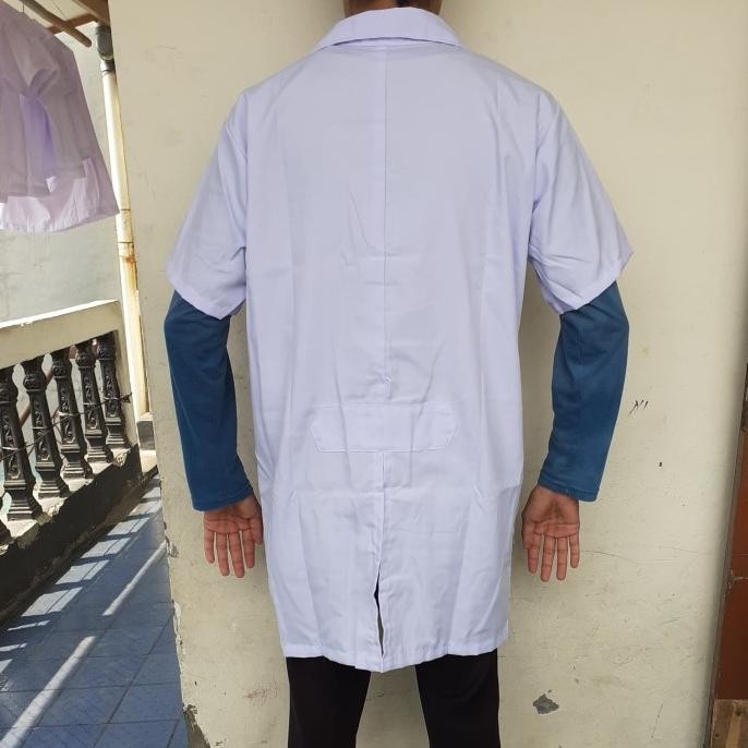 Jual Baju Laboratorium Lengan Pendek Jas Lab Baju Praktek LS01 | Shopee ...