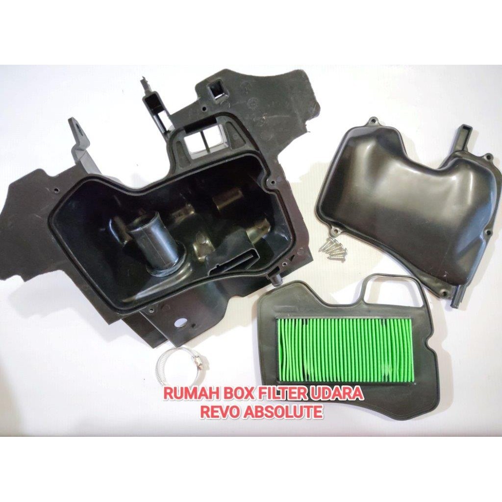 Jual BOX BOKS RUMAH FILTER UDARA HAWA REVO ABSOLUTE KOMPLIT FILTER HIGH ...