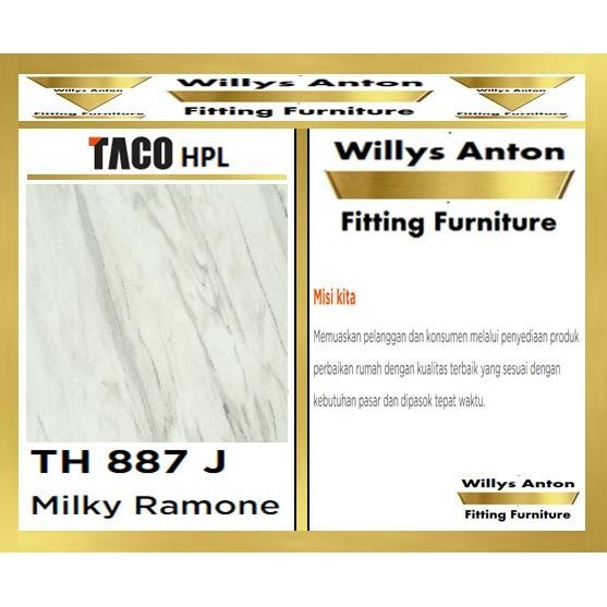 Jual Hpl Taco Th 887 J - Milky Ramone Kualitas Premium | Shopee Indonesia