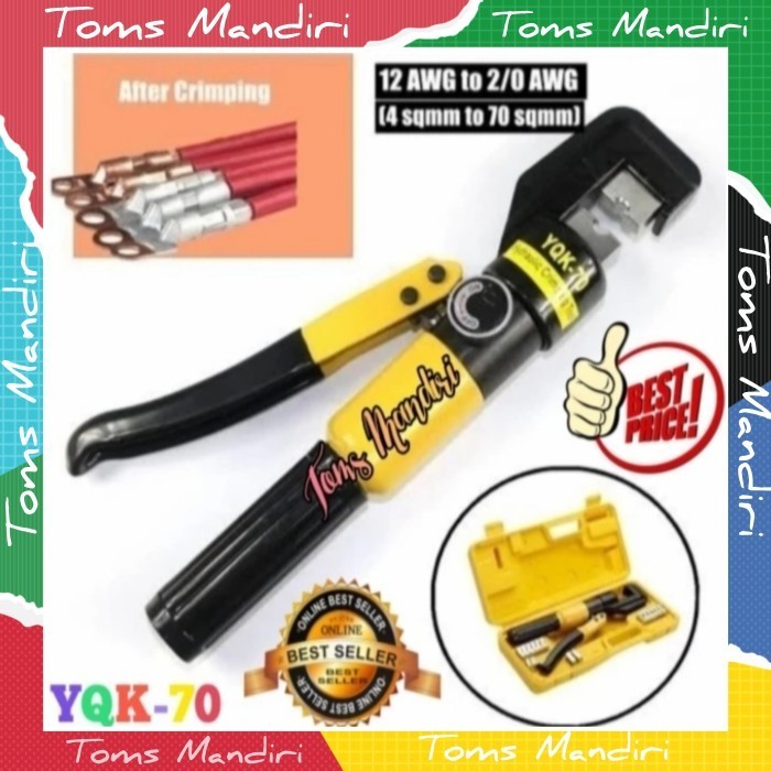 Jual Tang Press Skun Hidrolik YQK-70 ( 4-70mm ) | Shopee Indonesia