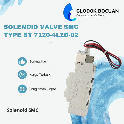 Jual Solenoid Valve SMC SY7120-4LZD-02 Selenoid Valve SY7120 4LZD 02 AC 220 | Shopee Indonesia