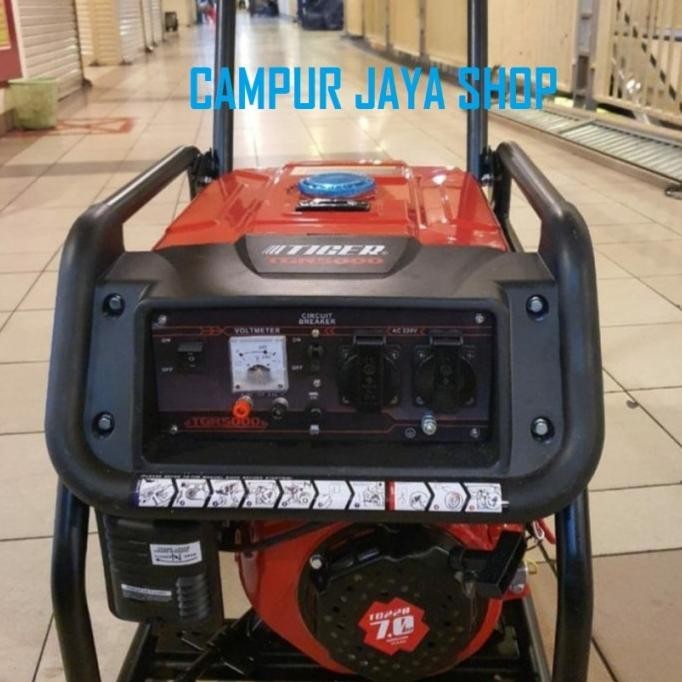 Jual Jual! Tgr 5000 Genset Generator Listrik Bensin Starter 3000 W ...