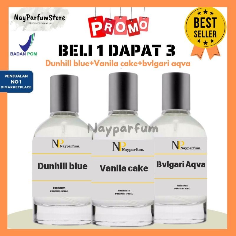 Jual PARFUM ORIGINAL BELI 1 DAPAT 3 BOTOL || PARFUM PRIA&WANITA TAHAN ...